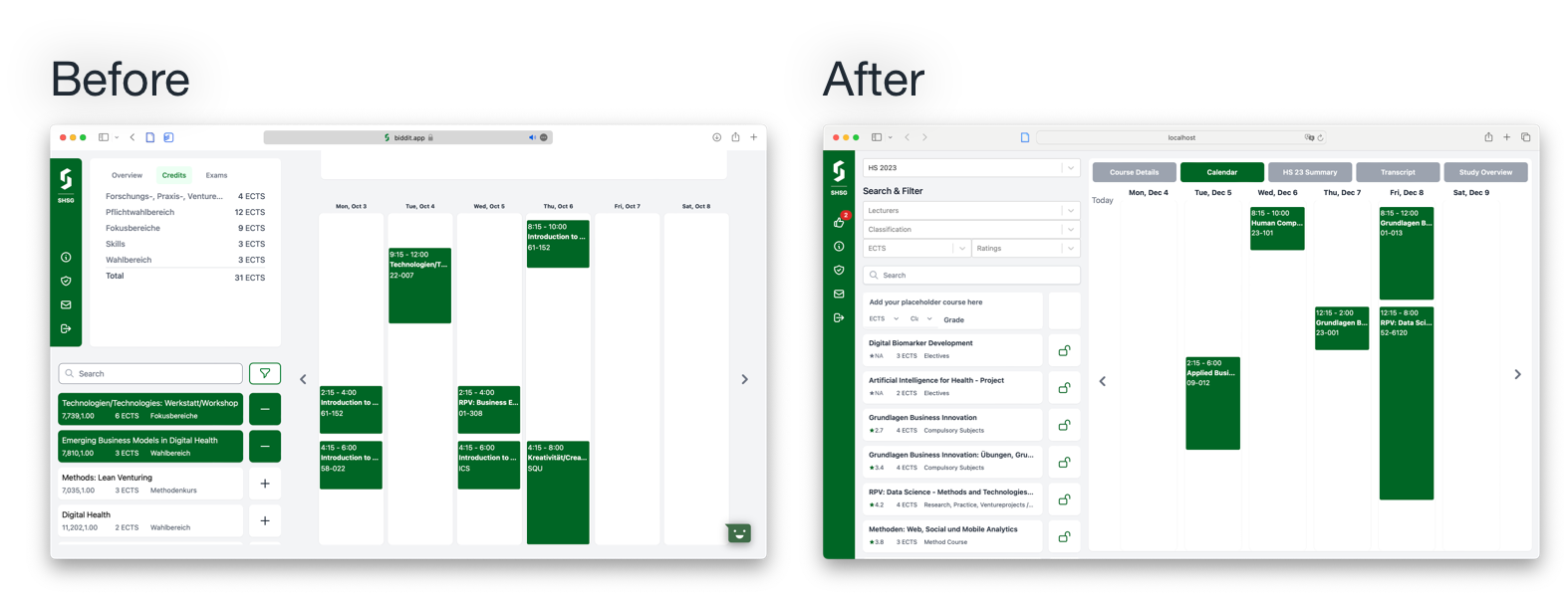 Biddit.app Study Planning by Marc-Robin Gruener