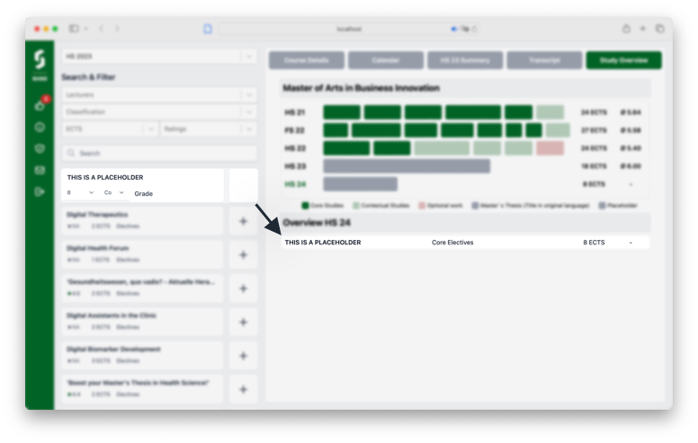 Biddit.app Study Planning by Marc-Robin Gruener